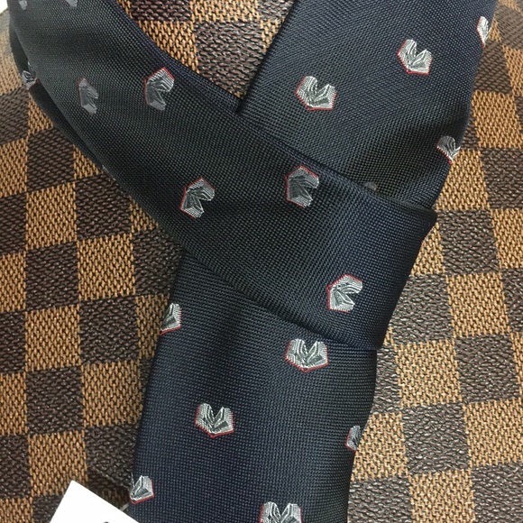 Bar III | Accessories | Bar Iii Navy Blue Slim Open Book Silk Necktie ...